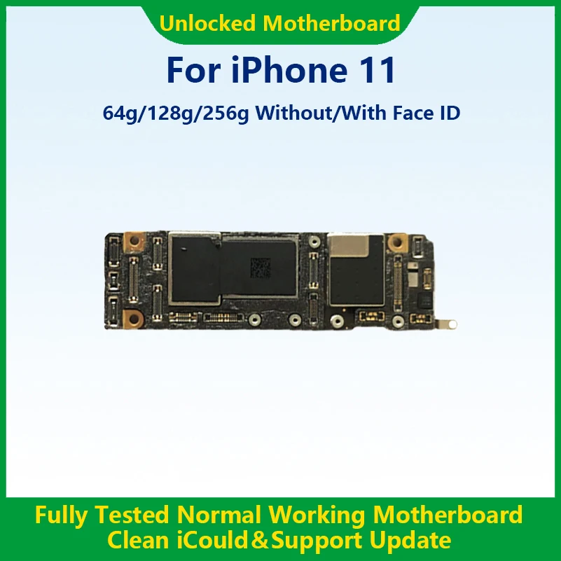 Original-Motherboard-For-iPhone-11-Face-ID-Mainboard-Fully-Tested ...