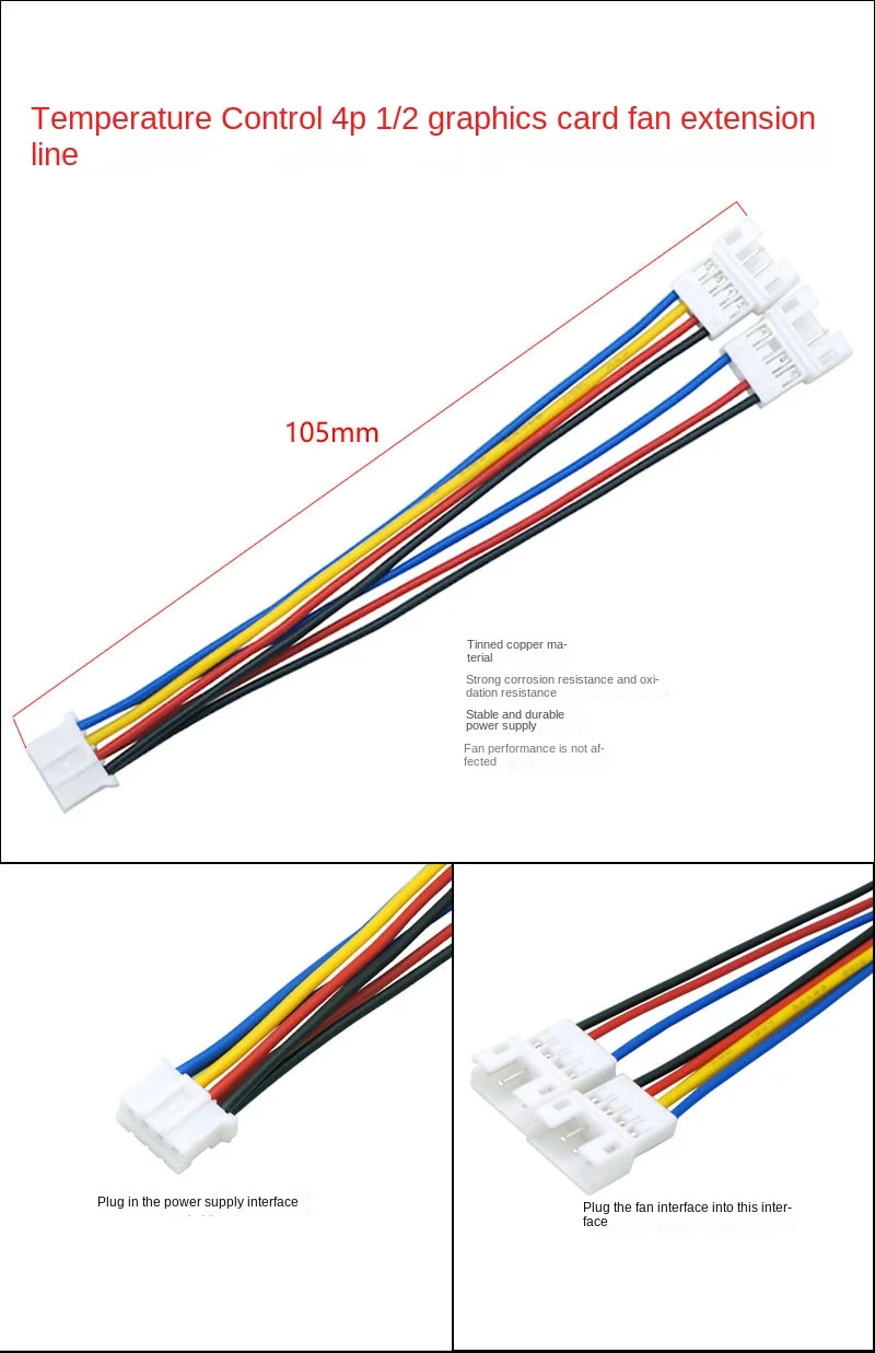 Rgb Kabel Pc Gelid Solutions CA-PWM-03 Internal 0.43 M 4 X 4-pin PWM ...