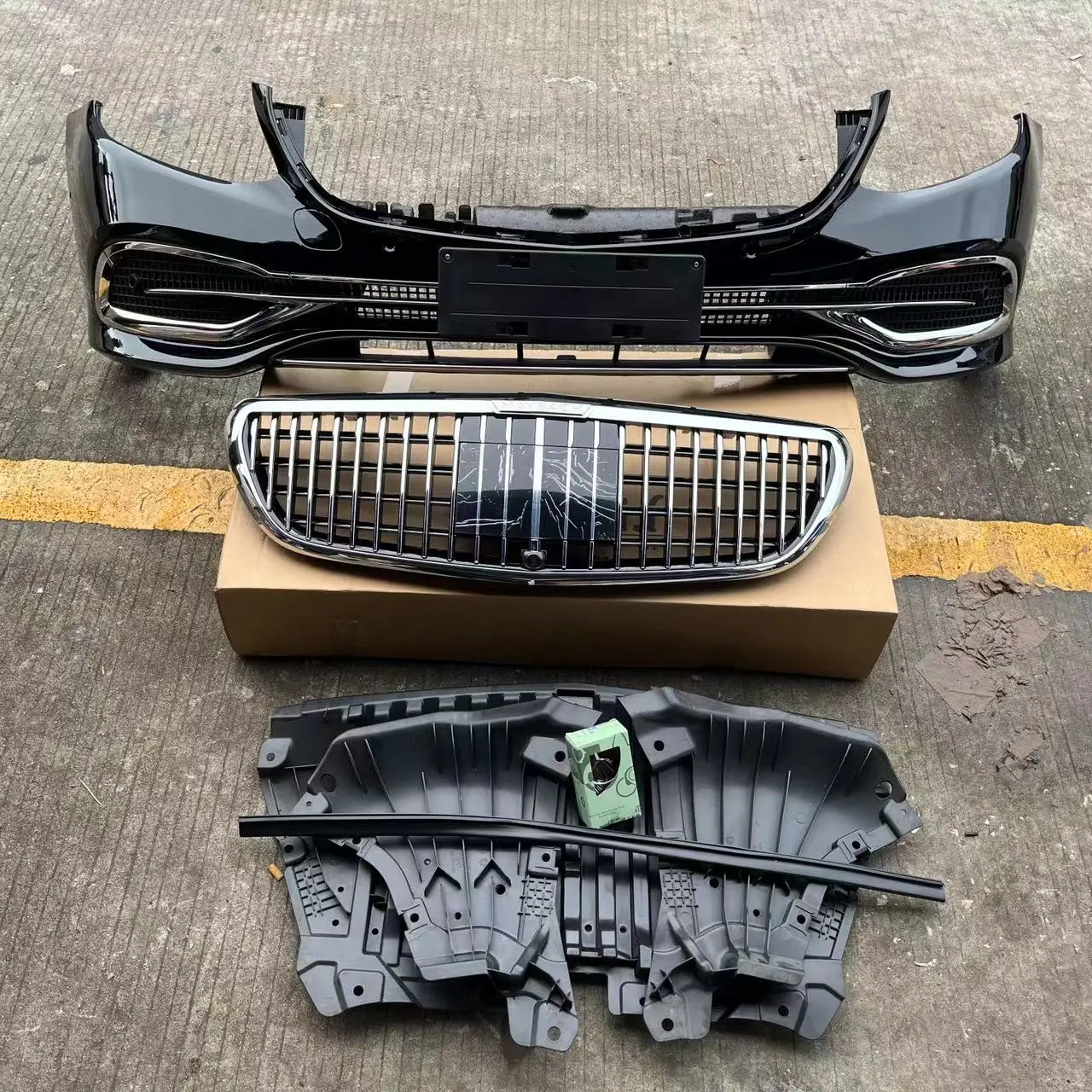 For-Mercedes-E-Class-E200-E250-E300-E350-E400-W213-front-bumper-body ...