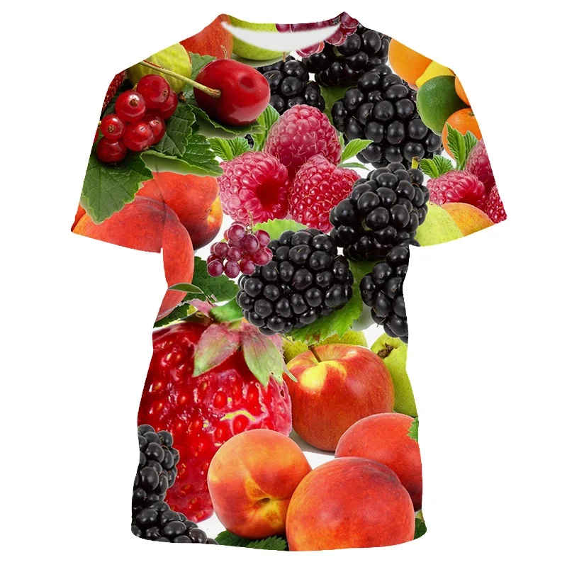 Summer Strange Delicious Fruit graphic t shirts men Fashion Casual ...