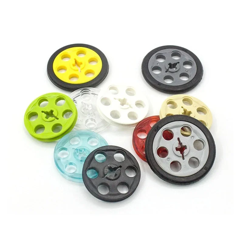 20PCS-4185-Wedge-Belt-Wheel-Pulley-Bricks-Toys-For-Technical-MOC ...