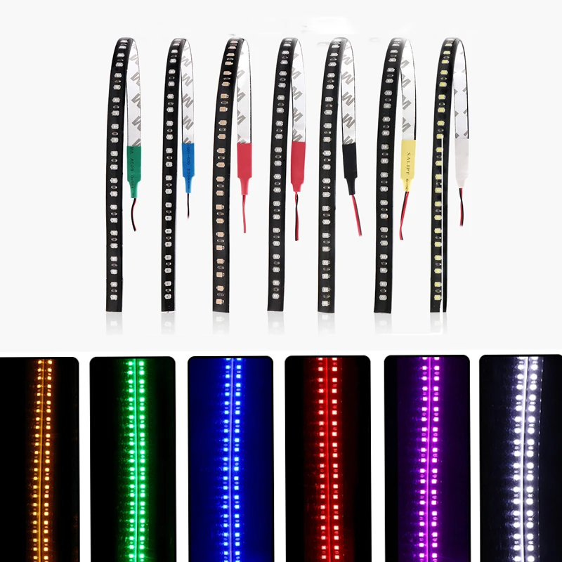 2PCS-Knight-Rider-Lights-30CM-60CM-1210-LED-Flowing-Knight-Rider-Strip ...