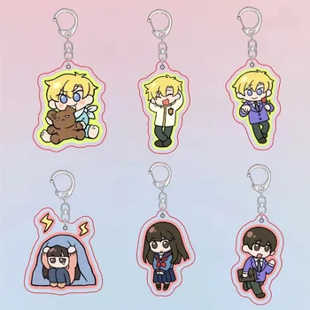KeyChain Men Ouran High School Host Club Key Chain Women Acrylic Key ...