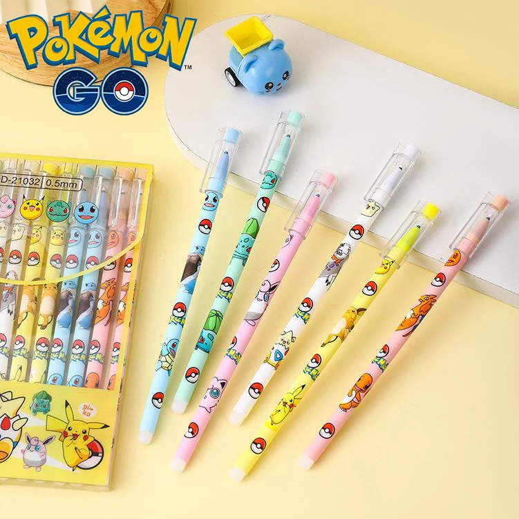 Anime-Pok-mon-Gel-Pen-Set-Pikachu-Dos-Desenhos-Animados-Caneta ...