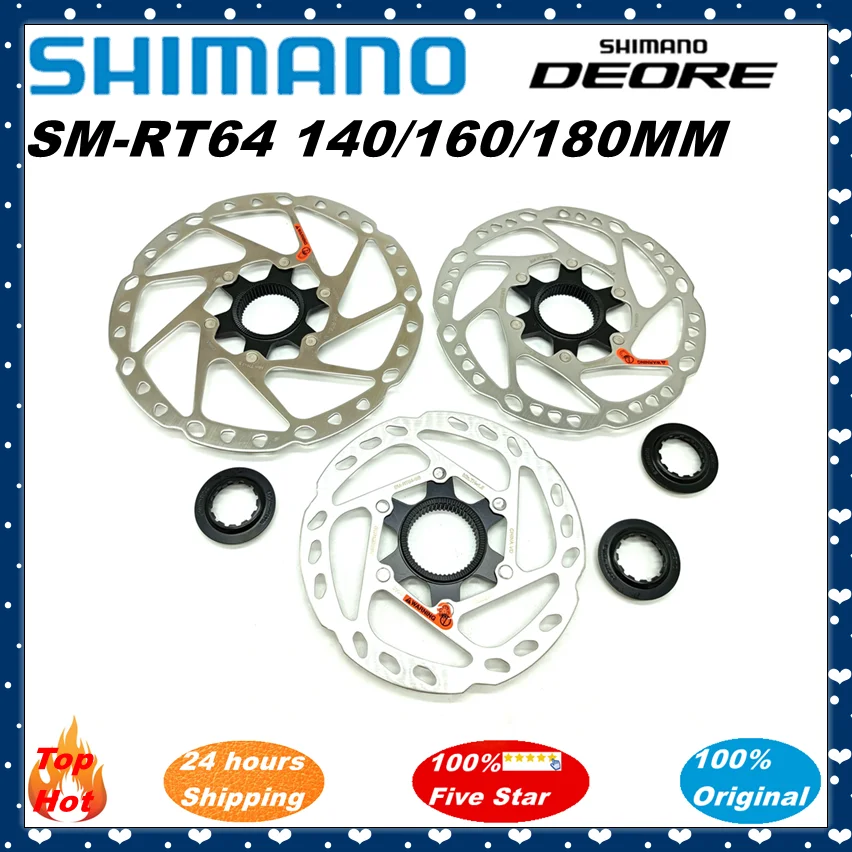 SHIMANO-DEORE-SM-RT64-MTB-Brake-Disc-Center-Lock-Disc-Original-Rotor ...