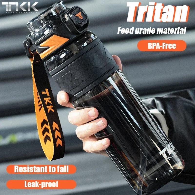 TKK-600-800-1000ml-Sports-Watter-Bottle-Tritan-BPA-free-Straw-Portable-Leak-proof-Plastic ...