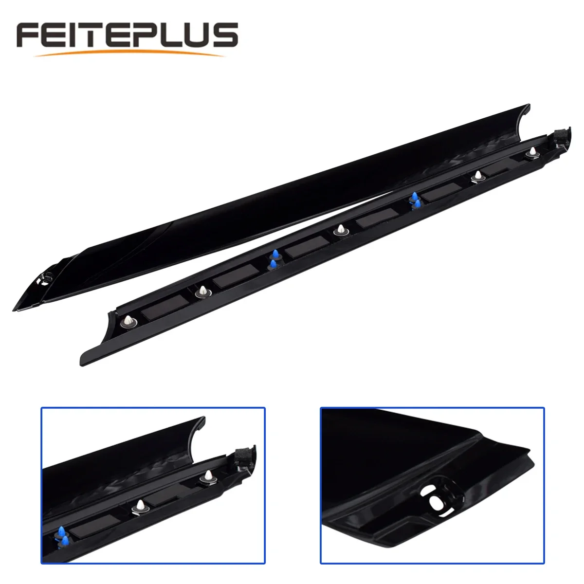 1Pair-Front-Molding-Windshield-Pillar-Trim-Left-Right-Side-For-Hyundai ...