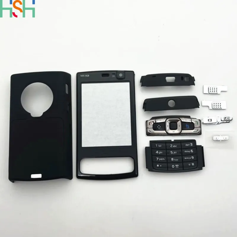 N95-housing-keyboard-For-Nokia-N95-8G-battery-back-cover-case-High ...