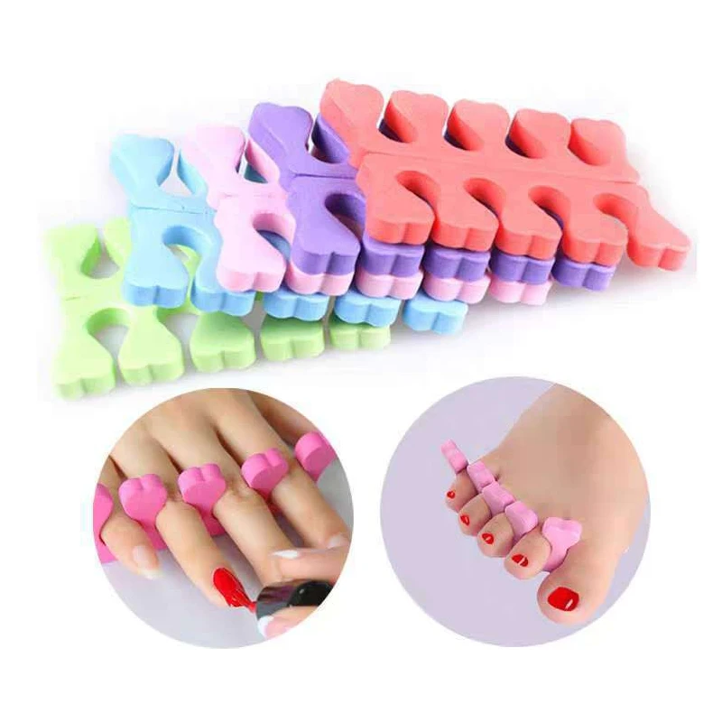 20/40 PCS Nail Tool Sponge Toe Separator Hand and Foot Toe Partition ...
