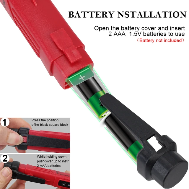 Meter Tester Pen Smart Non-Contact VC1010 Digital AC/DC Voltage ...