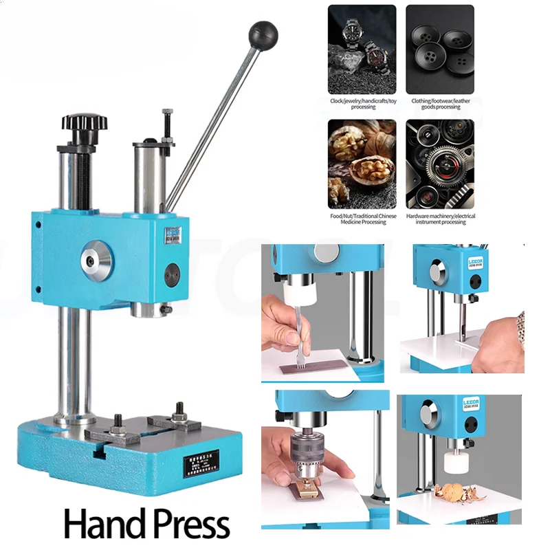 Manual Arbor Press 0.3 Ton Manual Leverage Mountable Bearings Cast Iron ...
