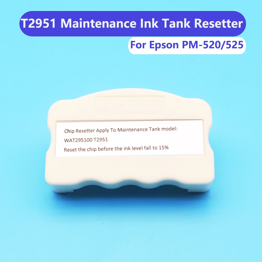 T2951 c13t295100 manutenção tanque chip resetter para epson picturemate ...