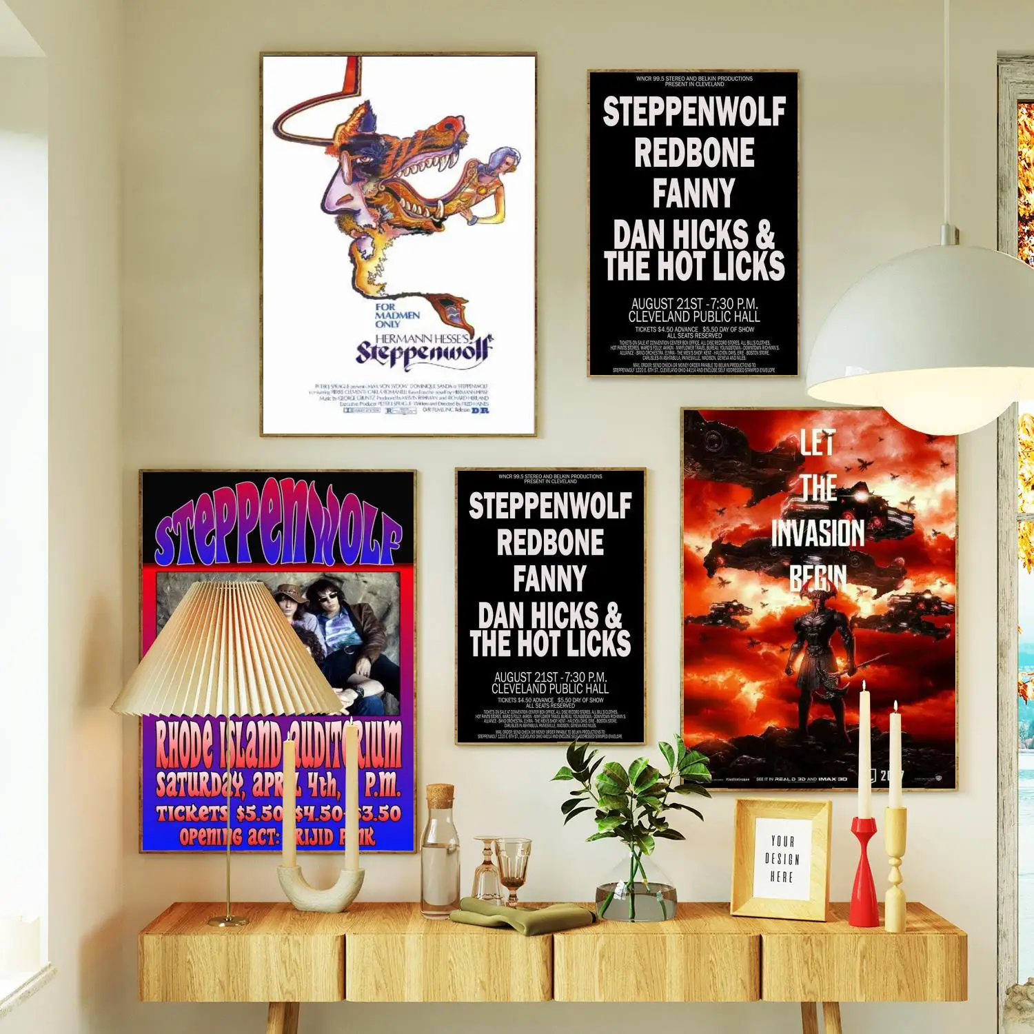 Steppenwolf-Band-Canvas-Painting-Poster-Prints-Wall-Art-Poster-For ...