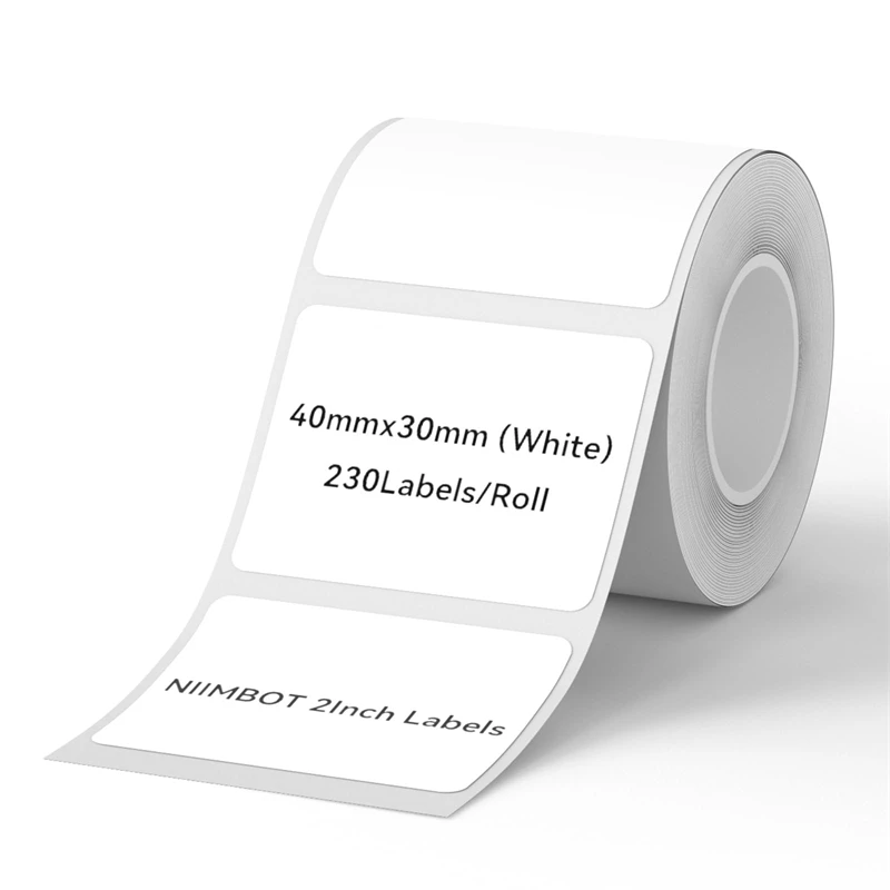 NIIMBOT-Thermal-Label-Paper-for-B1-B21-B3S-Printer-10-Rolls-Set-Scratch ...