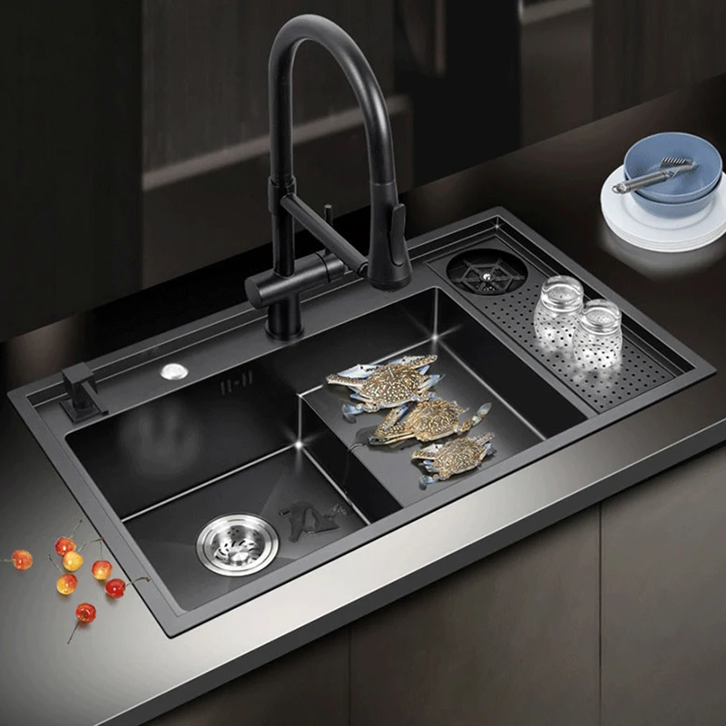 Large Size Nanometer Cup Rinser Stepped Sink 304 Stainless Steel 4 ...