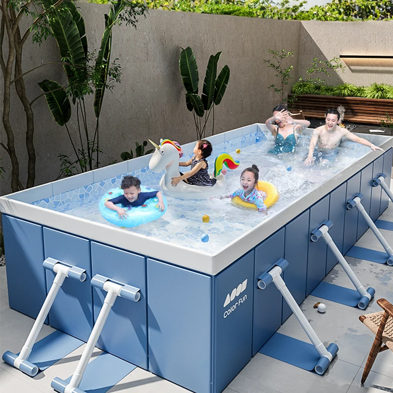 2.1m/2.6m/3.0m Thickened Wear-Resistant Inflatable Swimming Pool ...