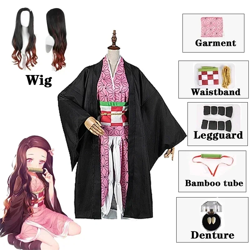 Anime-Nezuko-Cosplay-Costume-Kimono-Devil-Hunter-Kamado-Nezuko-Costume ...