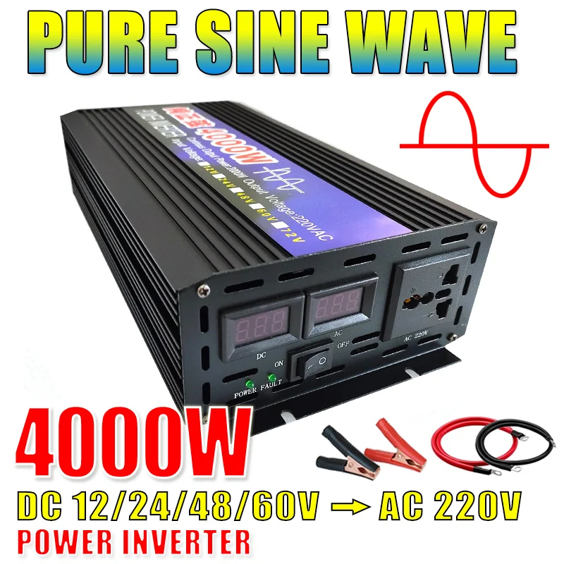Inverter 12v 220v Pure Sine Wave 1000w Charger - Pure Sine Wave ...