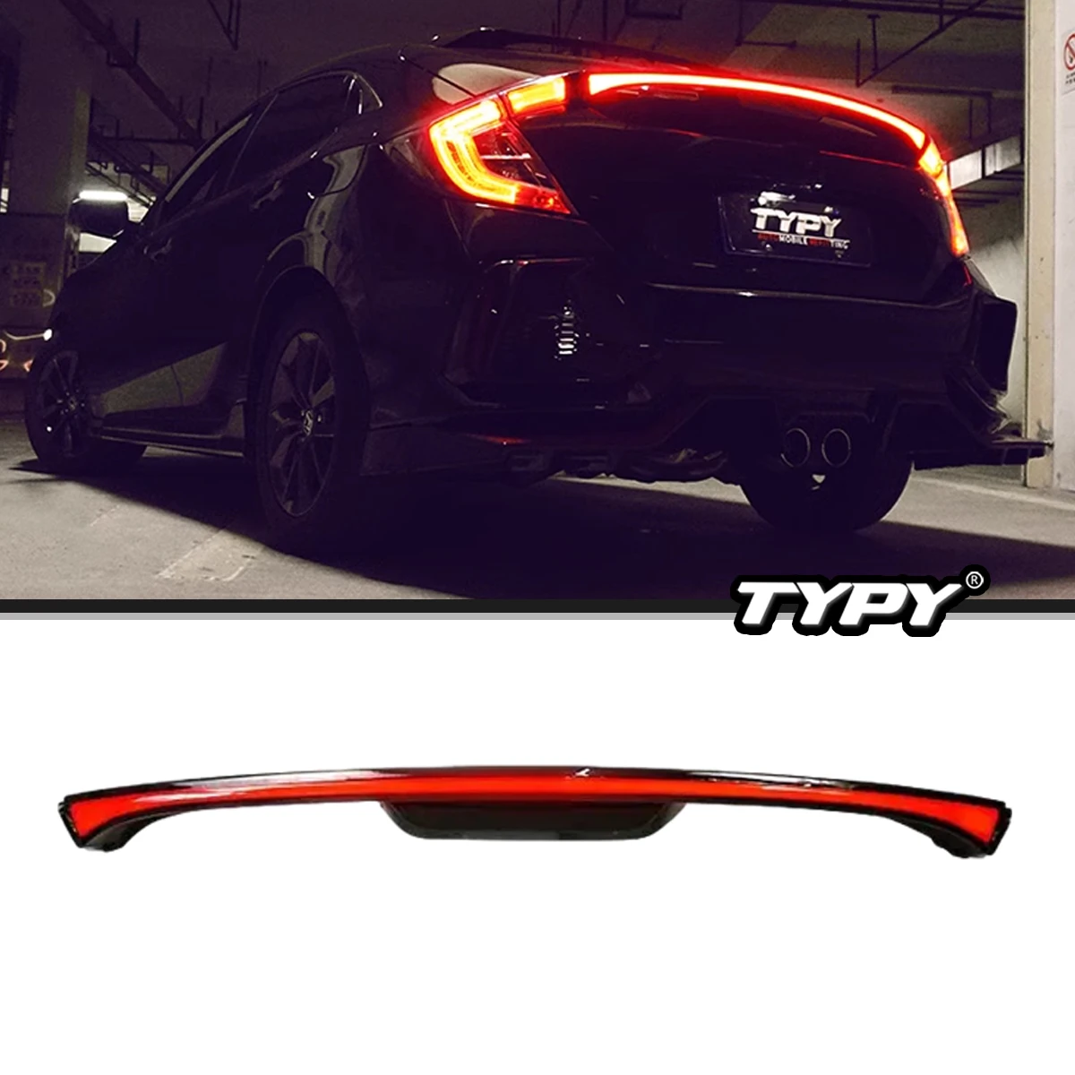 Car-Rear-Spoiler-Lamp-Accessory-Part-Tail-Lamp-Tail-Light-for-Honda ...