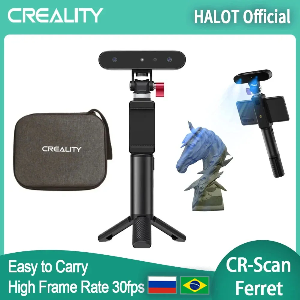 2023-New-Creality-CR-Scan-Ferret-3D-Scanner-Handheld-30fps-Scan-Speed ...