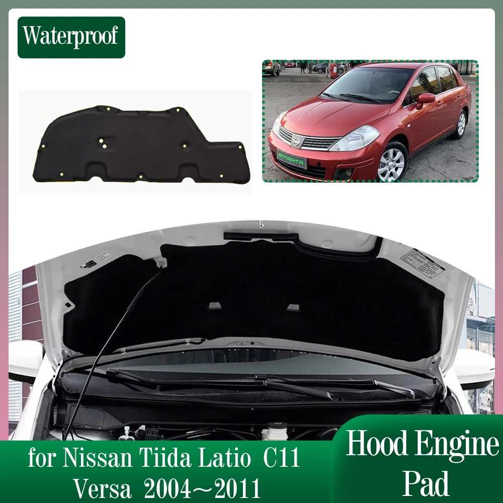 Aislamiento-del-motor-del-cap-para-Nissan-Tiida-Latio-C11-Versa-2004 ...