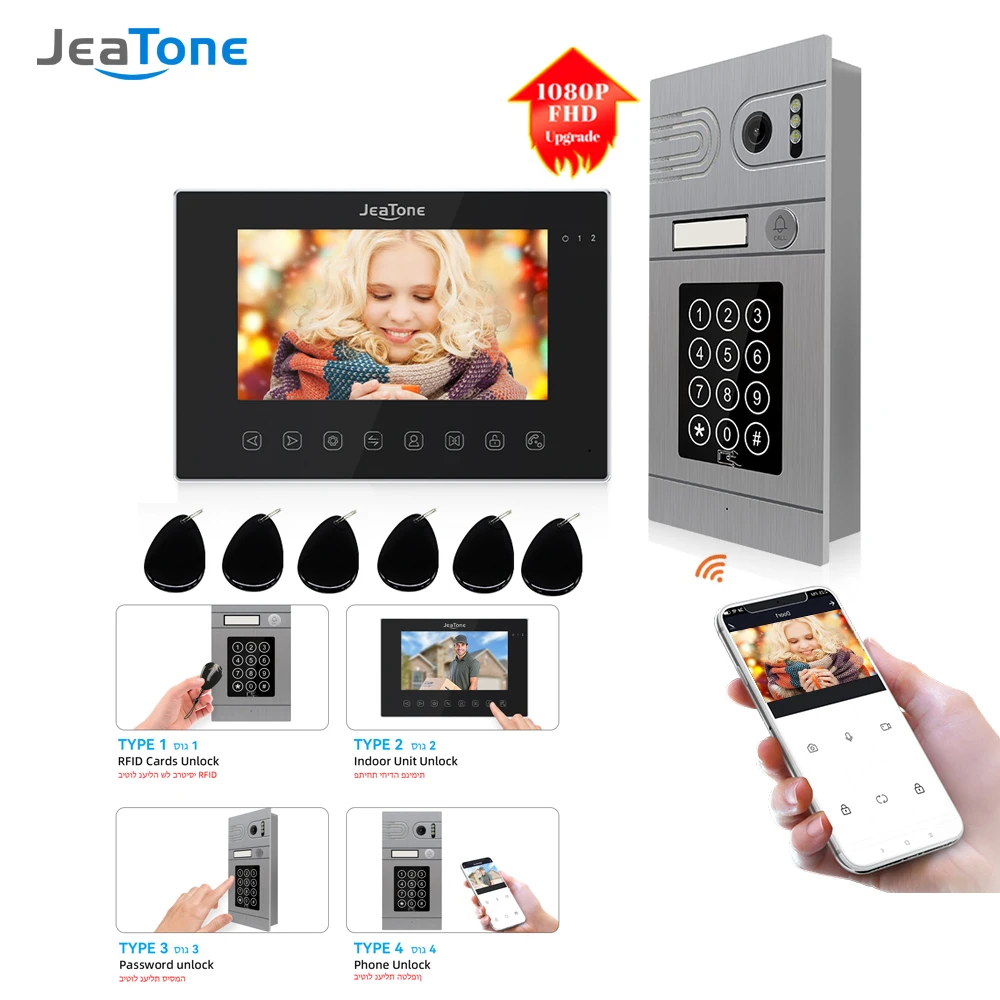Jeatone-7Inch-Tuya-FHD-Wifi-Video-Intercom-for-Home-House-MetaDoorman-Doorbell-Keyboard-Unlock ...