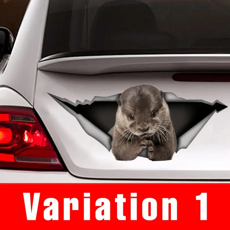 Otter-sticker-otter-car-decal-Vinyl-decal-car-decoration-pet-decal ...