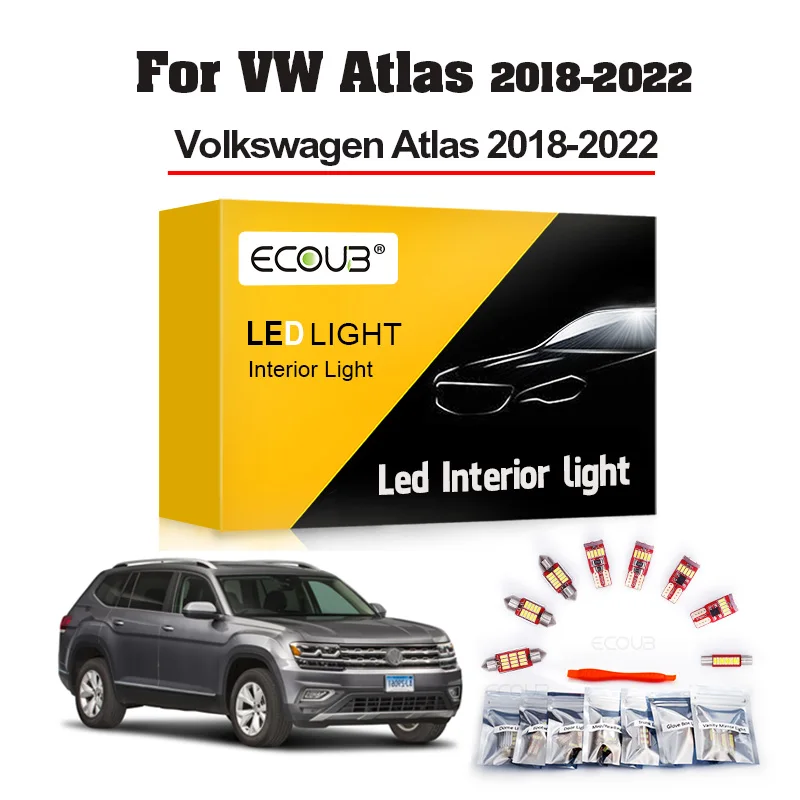17PCS-LED-Interior-Light-Kit-for-Volkswagen-VW-Atlas-2018-2019-2020 ...