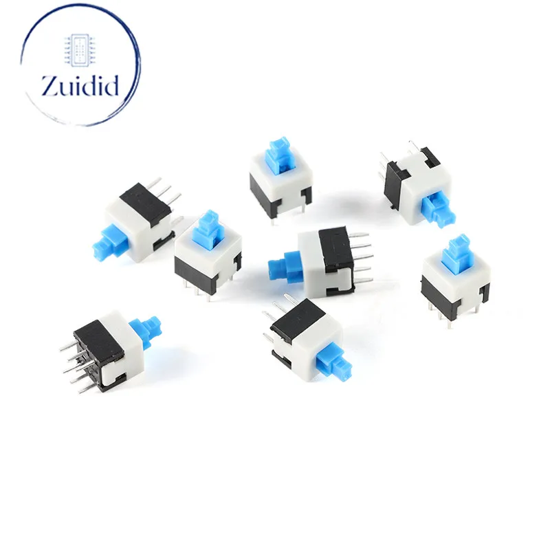 20pcs-10pcs-8x8mm-8-8mm-Self-Locking-Unlocking-Switch-8-8-8X8-mm-6Pin ...
