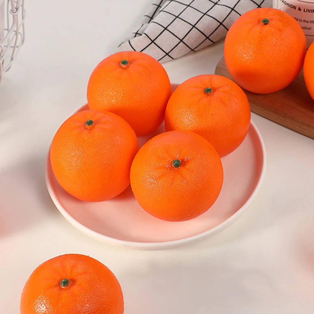 5PCS-Artificial-Oranges-Home-Decoration-Artificial-Fruits-Festive-Party ...