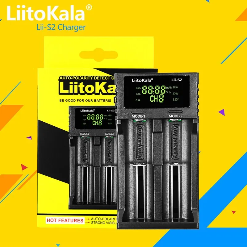 Liitokala-Lii-S2-batterie-ladeger-t-auto-polarit-t-erkennung-f-r-18650 ...