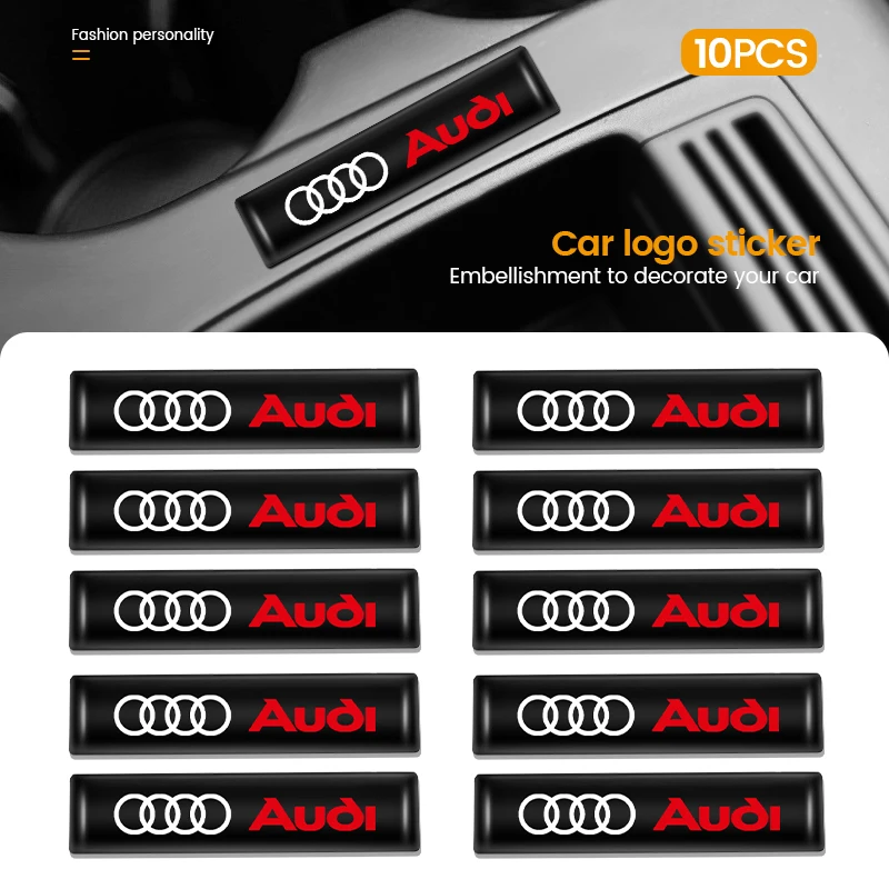 10PCS-3D-Epoxy-Car-Sticker-Flags-Emblem-Decal-Decorating-For-Audi-A4-B8 ...