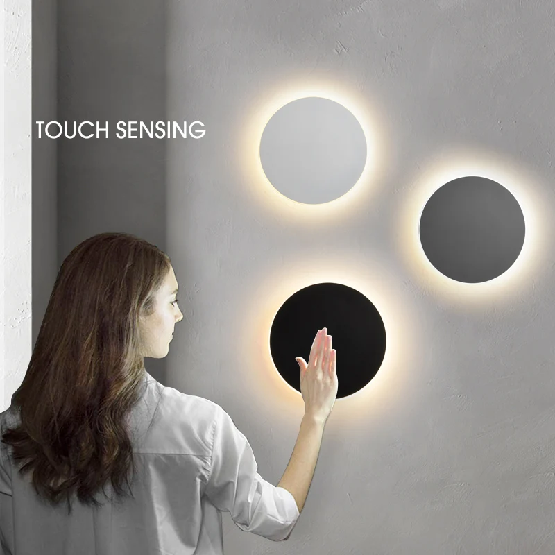 LED-Wall-Light-With-Touch-Switch-Bedroom-Bedside-Wall-Lamp-Indoor-Stair ...