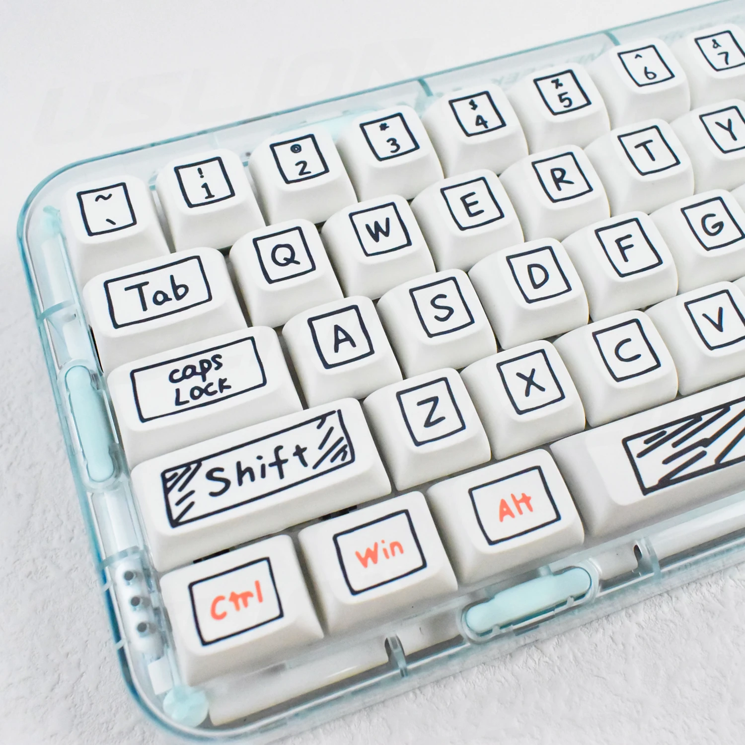 Graffiti-Keycap-XDA-Profile-PBT-Keycaps-125-Keys-For-Mx-Switch ...