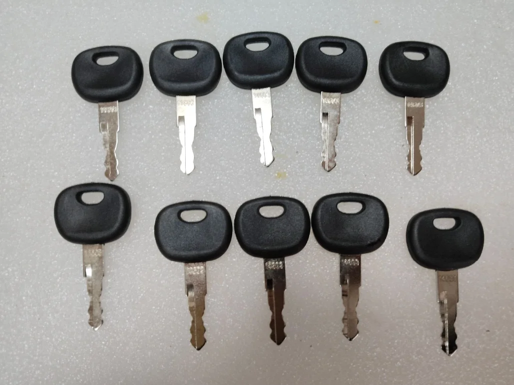 10pcs Ignition Key Plant Application Spare 14607 for Jcb Bomag Hatz ...