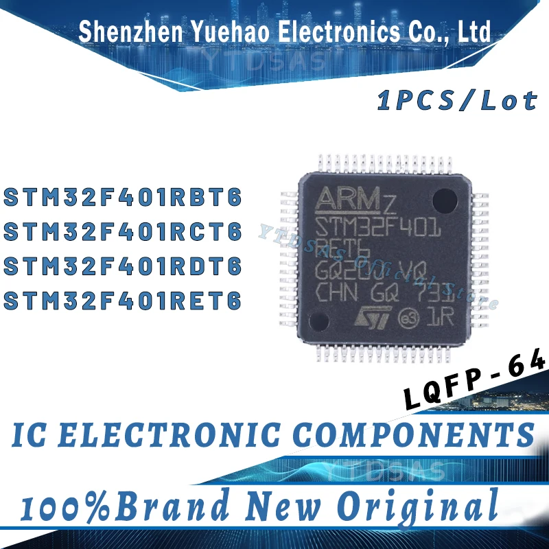 STM32F401RBT6 STM32F401RCT6 STM32F401RDT6 STM32F401RET6 STM32F401 STM32F STM32 STM MCU LQFP-64 ...