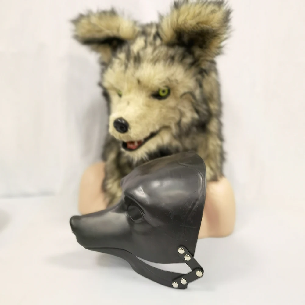 HuiTai DIY Animal Moving Mouth Blank Mask a Base of DIY Furry Mask All ...