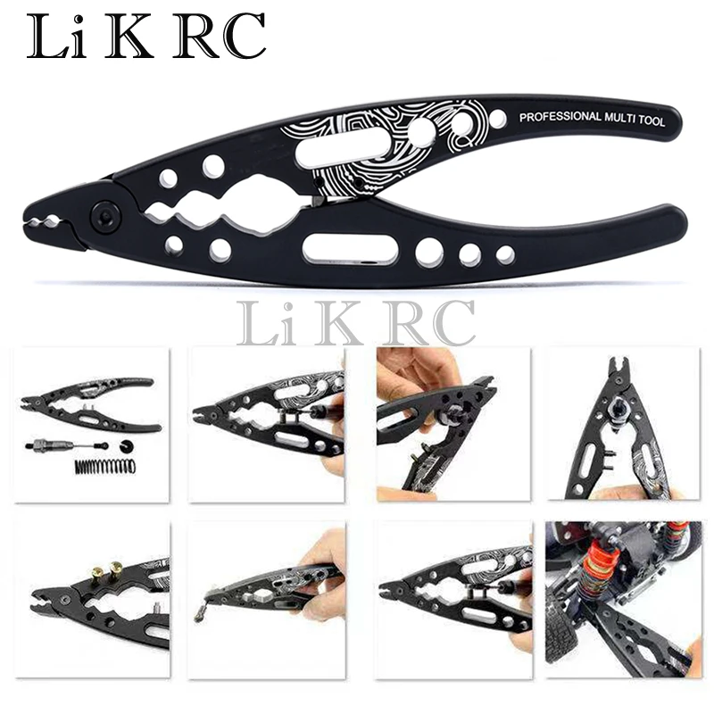 RC Metal Clamp Multi-Function Shock Absorber Pliers Ball Head Pliers ...