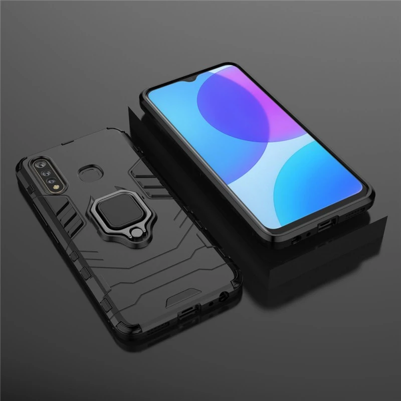 For-Vivo-Y19-Y-19-VivoY19-Case-Shockproof-Hard-Ring-Stand-Phone-Case ...