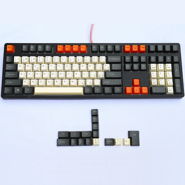 Spanish Layout OEM Keycaps European Type ANSI ISO-ES PBT Material for ...