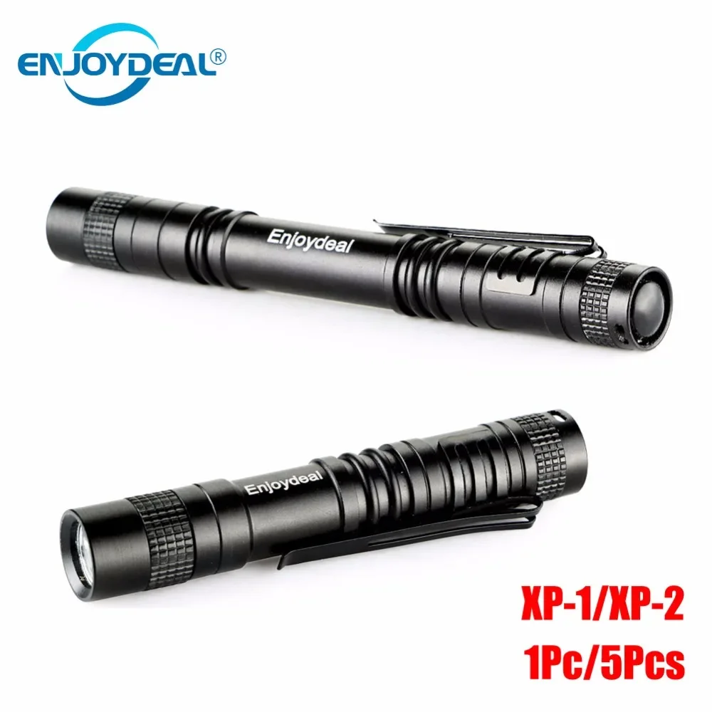 Mini-Flashlight-LED-Flashlight-Torch-Lamp-1000-Lumen-Penlight-Clip-Work ...