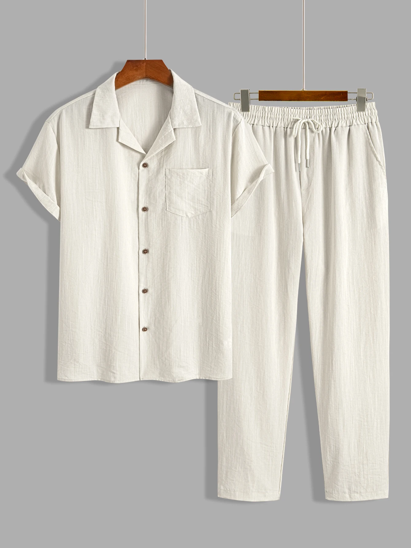 Nuevos-conjuntos-de-lino-para-hombre-trajes-de-2-piezas-ropa-de-boda-en ...