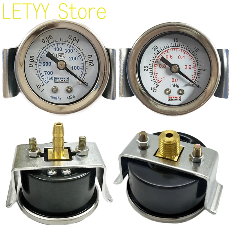 Y40zv-Axial-Pressure-Gauge-with-Bracket-Instrument-Vacuum-Gauge ...