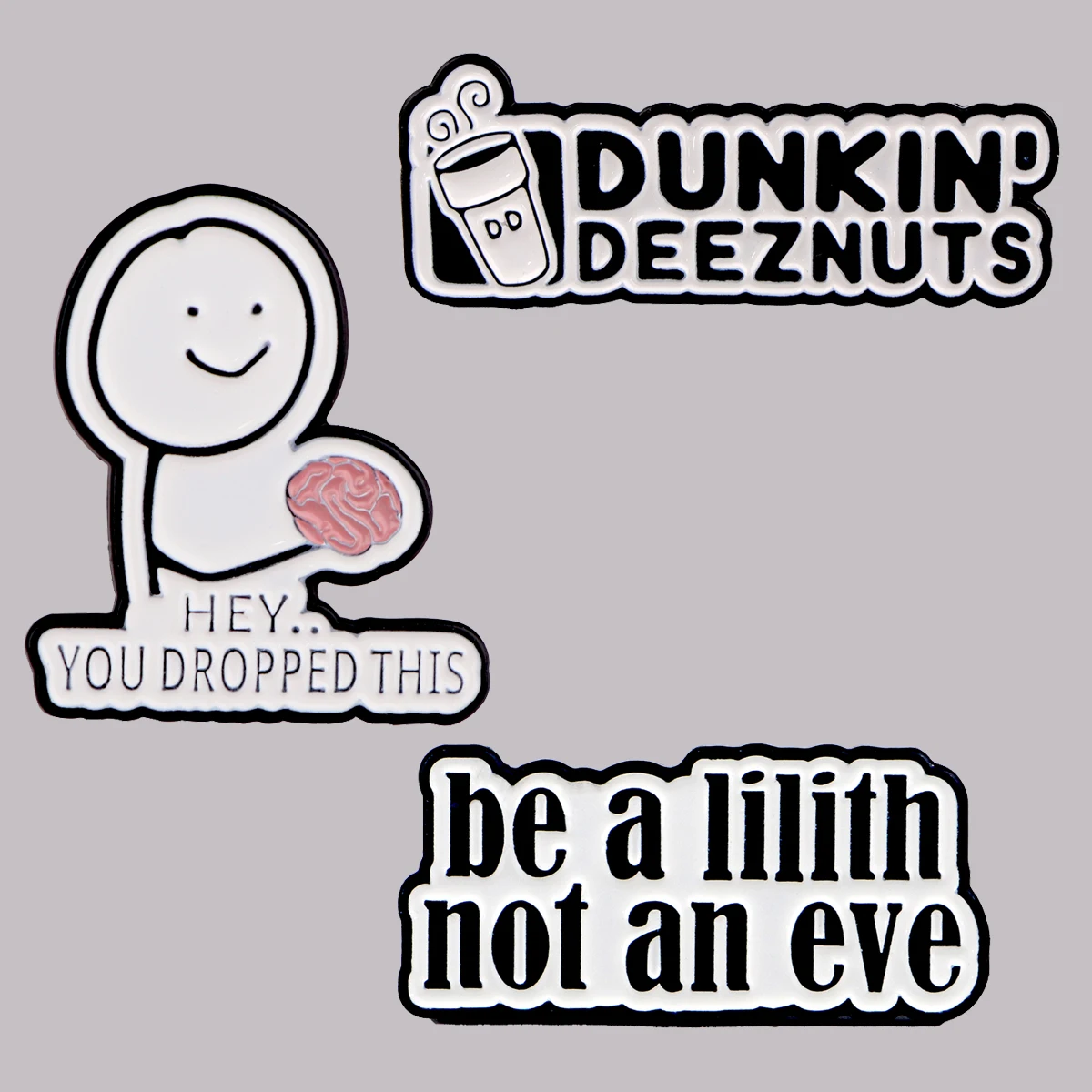 Hey-You-Dropped-This-Brain-Enamel-Pins-Funny-Quotes-Brooches-For-Women ...