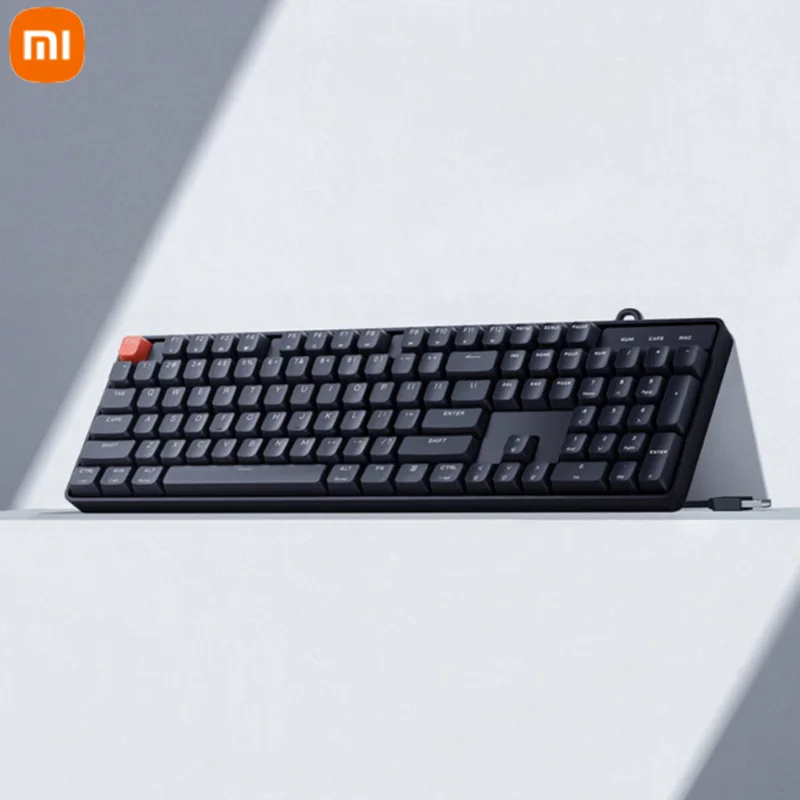Xiaomi-Mi-Mechanical-Keyboard-Cherry-Red-Green-Axis-104Keys-PBT-Keycaps ...