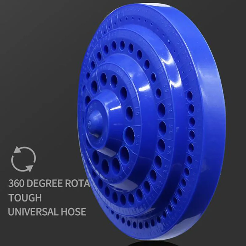 100pcs Holes 360 Degree Rotating Drill Storage Box Round Shaped ...