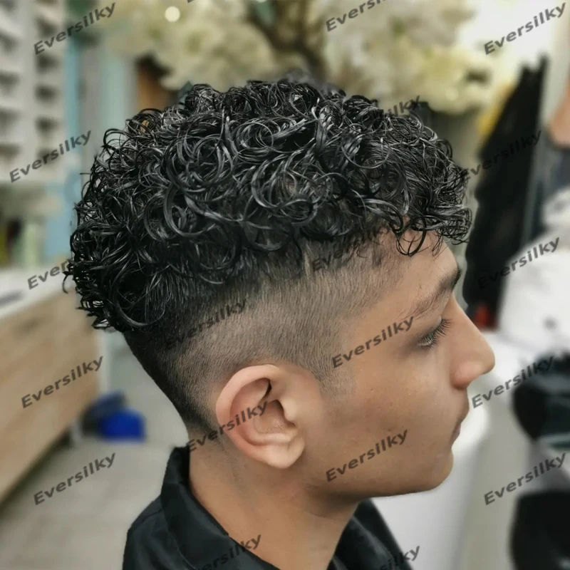 Naturally Curly Undercut Men