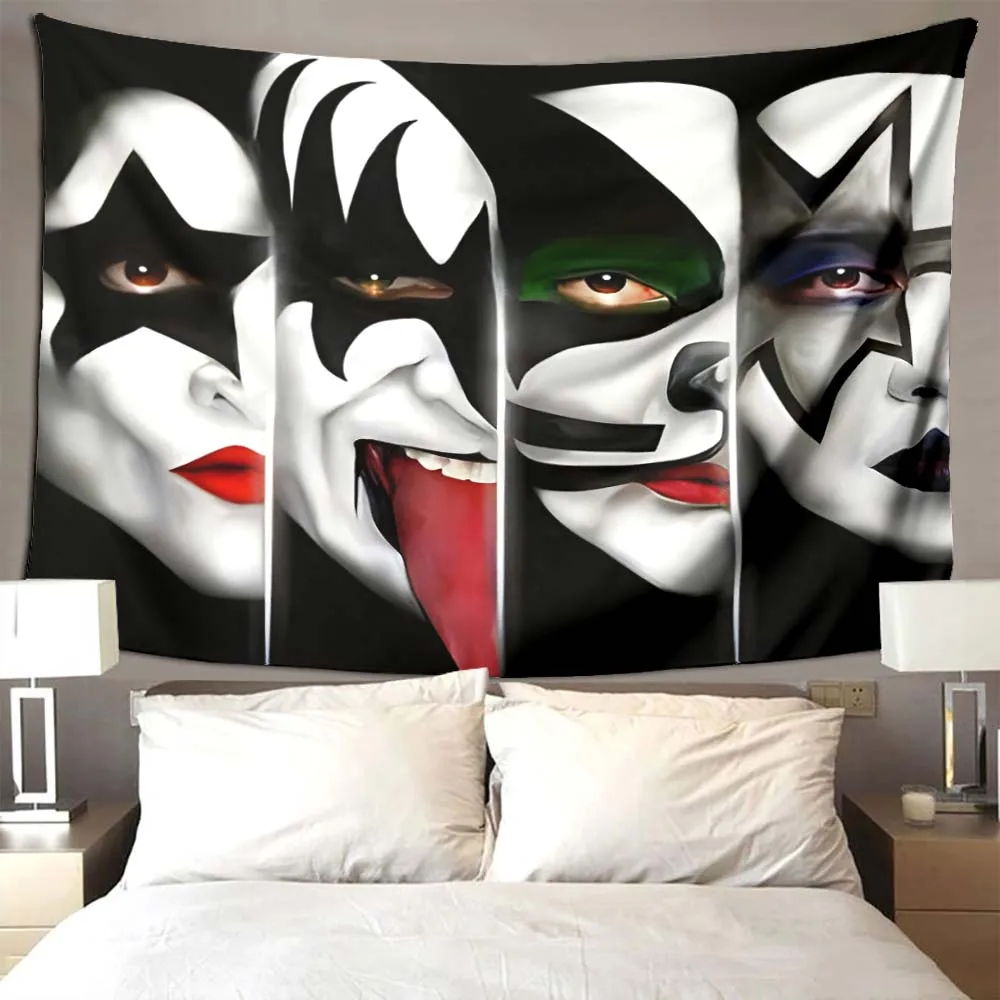 Tenture,Tapisserie de musique Kd'appareils Rock and Roll,meilleur cadeau d'anniversaire pour ...