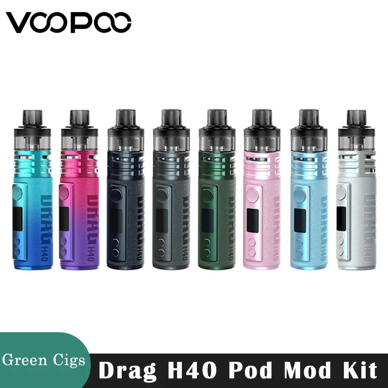 Original-VOOPOO-Drag-H40-Pod-Mod-Kit-40W-Vape-1500mAh-Battery-5ml-PnP ...