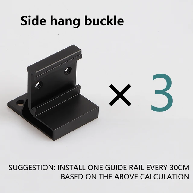 Kitchen Push-Pull Sliding Door Hanging Sliding Track Two-Way Buffer ...